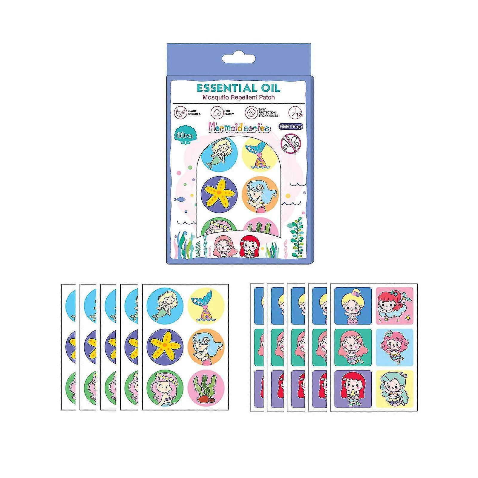60pcs Mosquito Patches Stickers For Children's, Mosquito Repellent ...