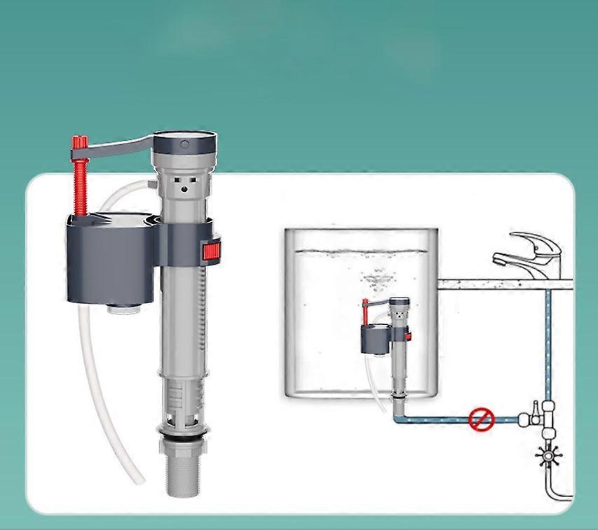 Gray - 20cm - 3-piece set - Toilet flush mechanism for flushing | Fruugo UK