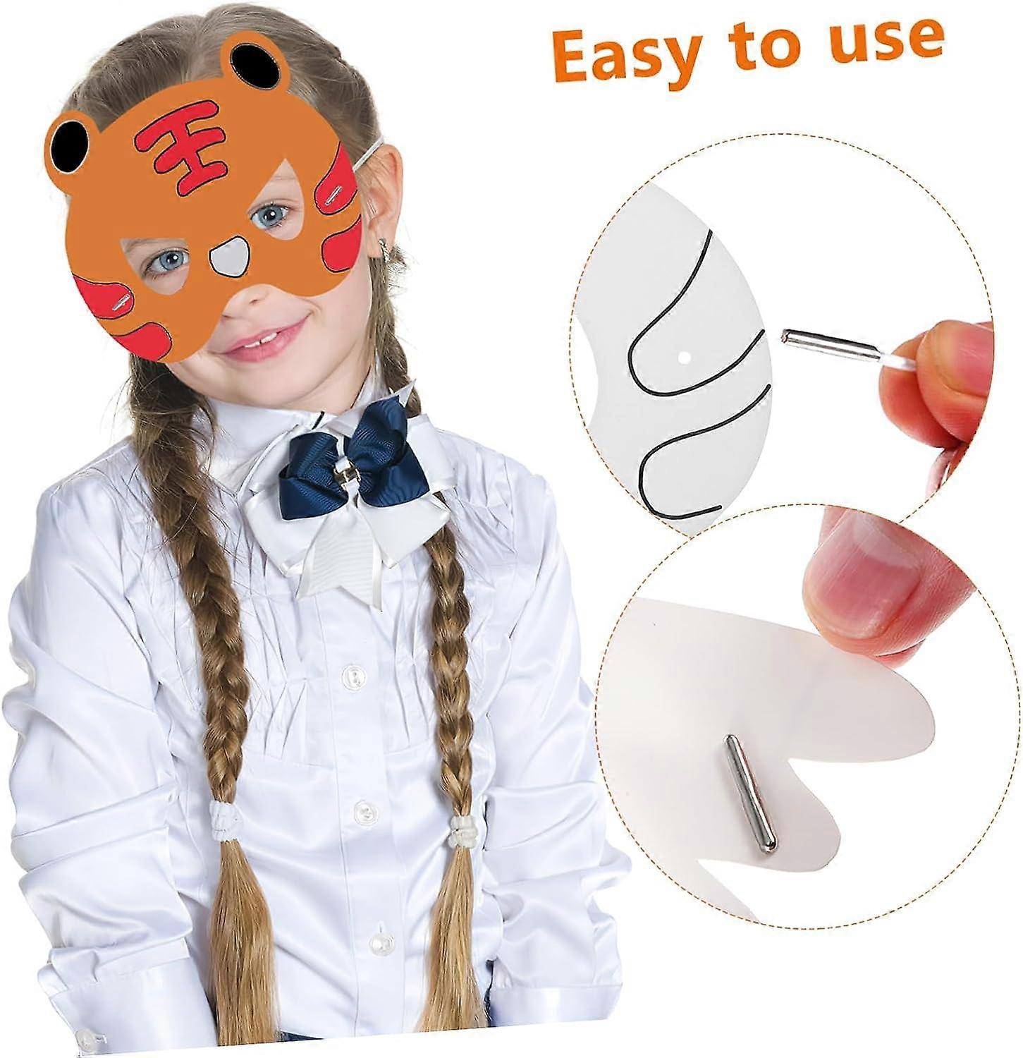 1 Set paper masks to paint animal masks to paint animal masks craft ...