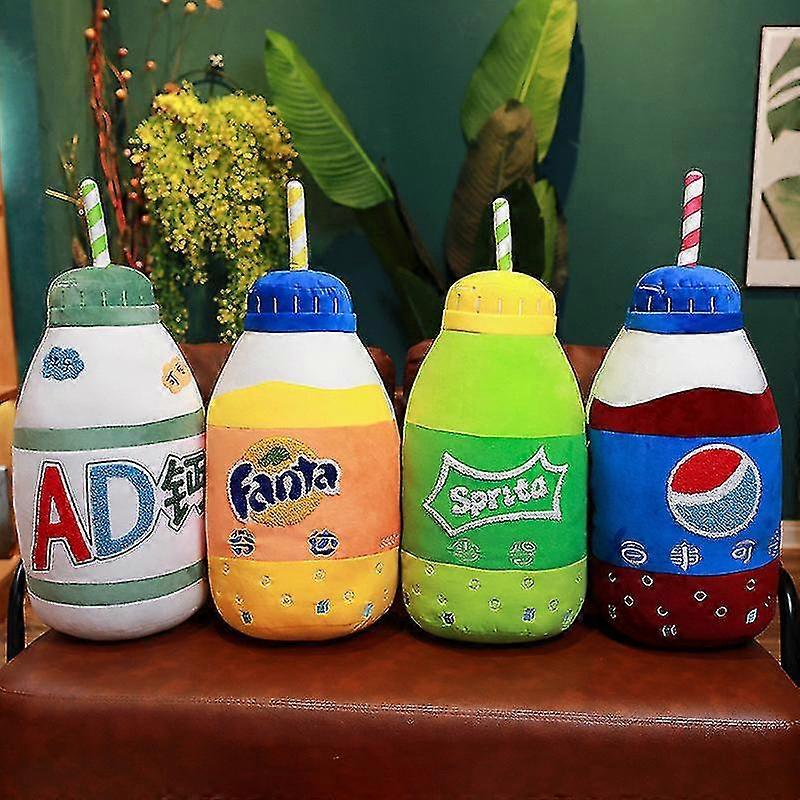 Creative Simulation Drink Soda Cuddle Pillow Coca-cola Sprite Plush ...