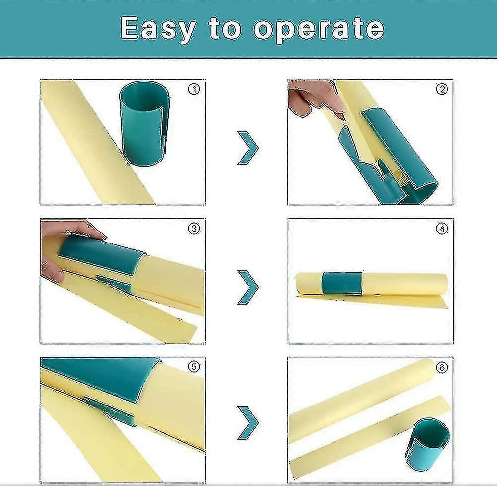 2pcs Wrapping Paper Cutter, Gift Wrap Cutterportable Sliding Wrapping ...