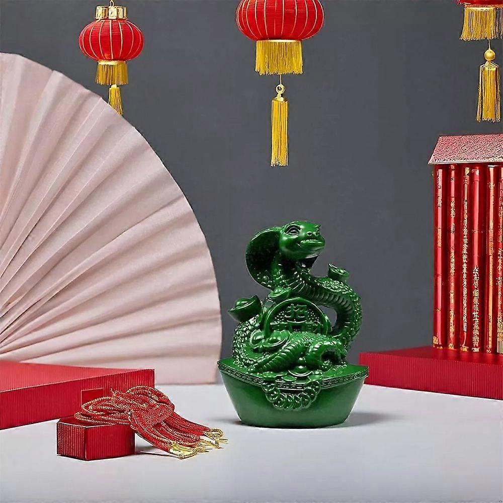 Snake Statue Small Wooden Chinese Feng Shui Snake Figurines 2025 Year ...