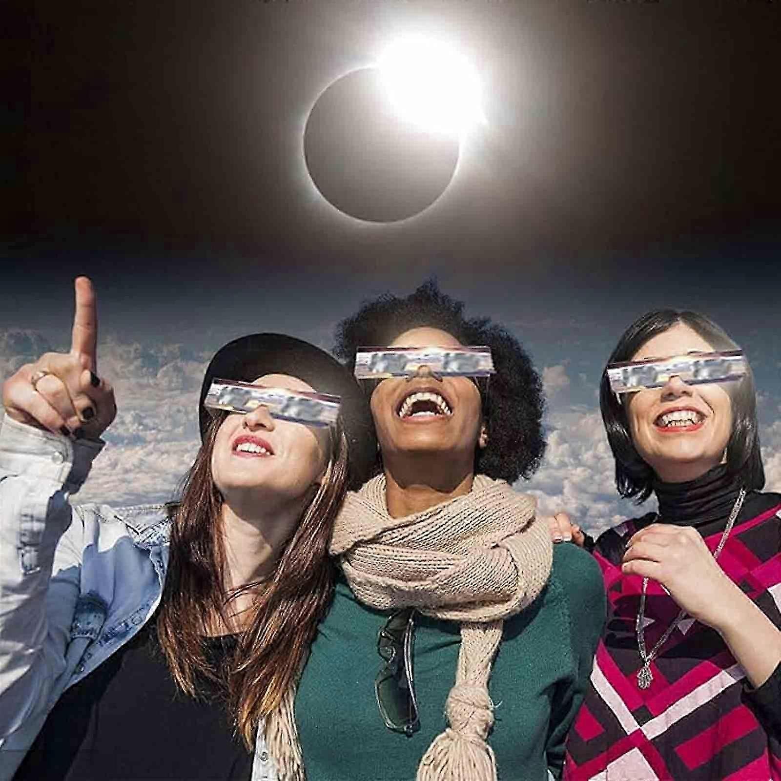 Solar Eclipse Glasses with Color Printed Frames (6 Pack) | Fruugo UK