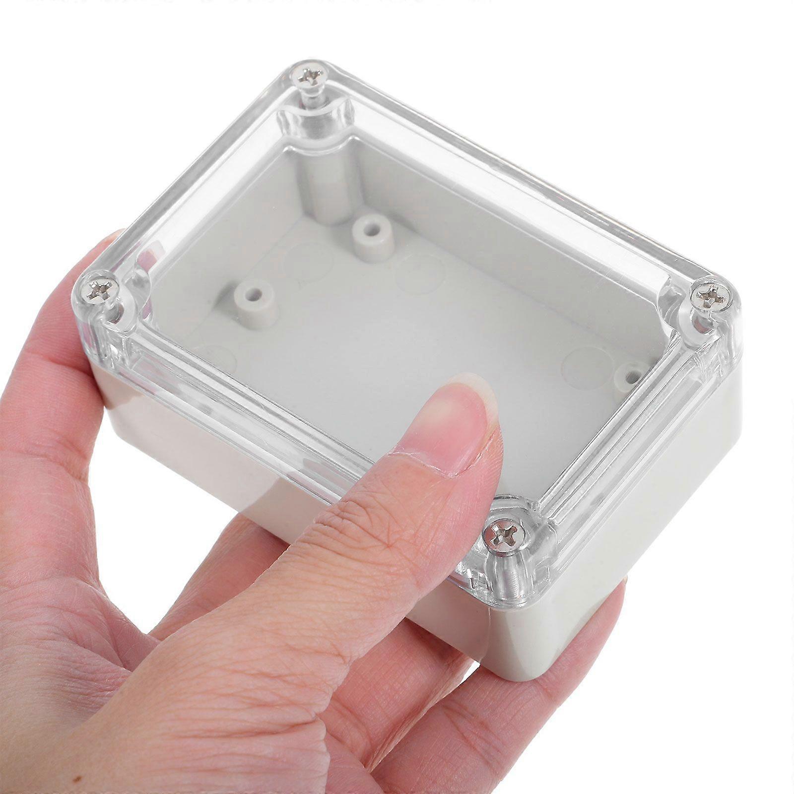 2pcs Clear ABS Project Box Waterproof Electrical Enclosure Box ...