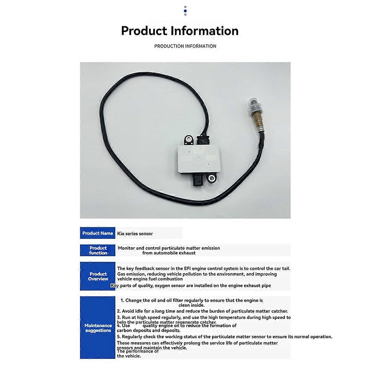 39265-2U200 Car Particulate Matter Sensor PM Sensor for Hyundai Tucson ...