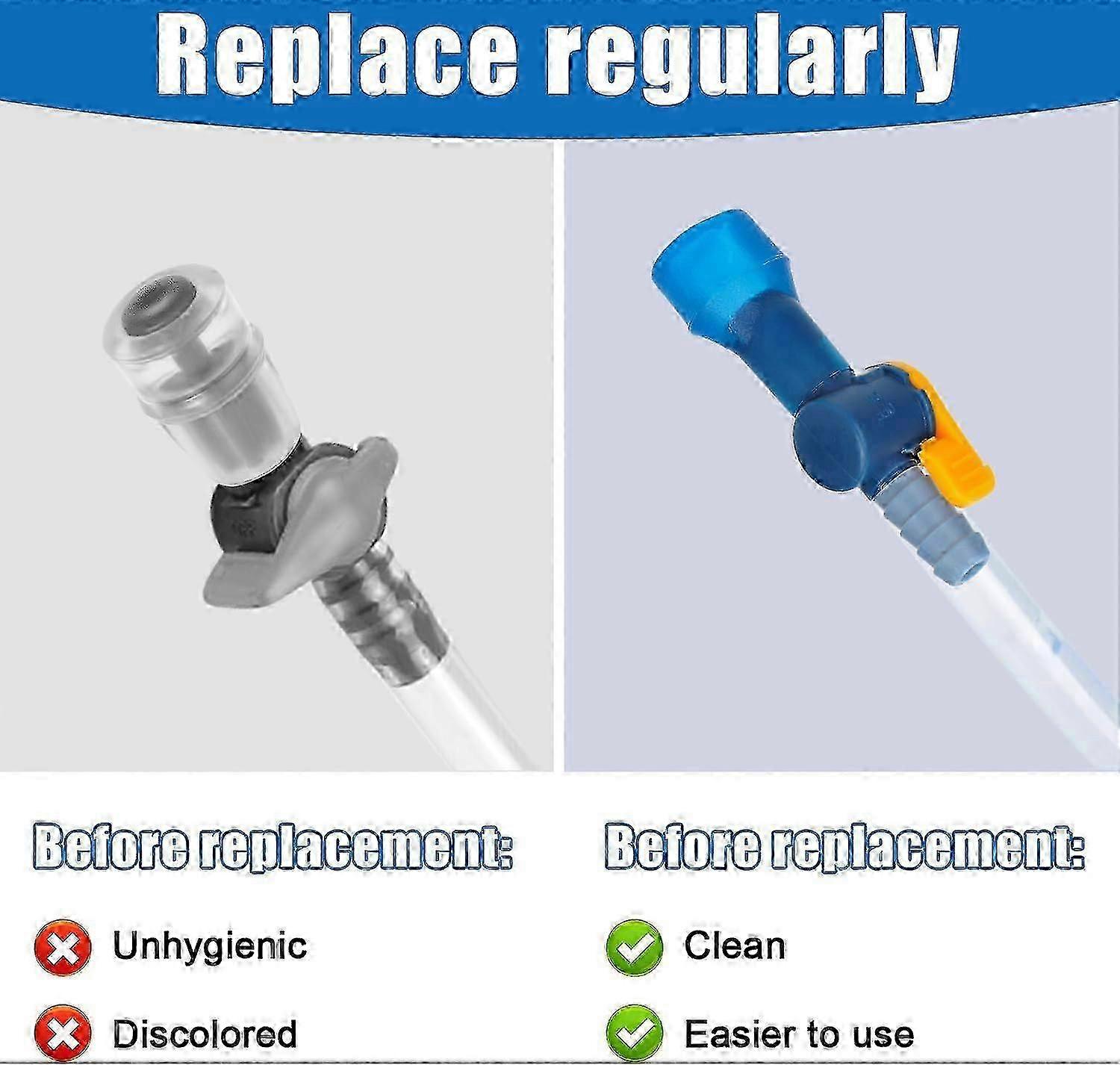 9pcs Bite Valve Replacement Degree Silicone Mouthpiece For Camelback ...