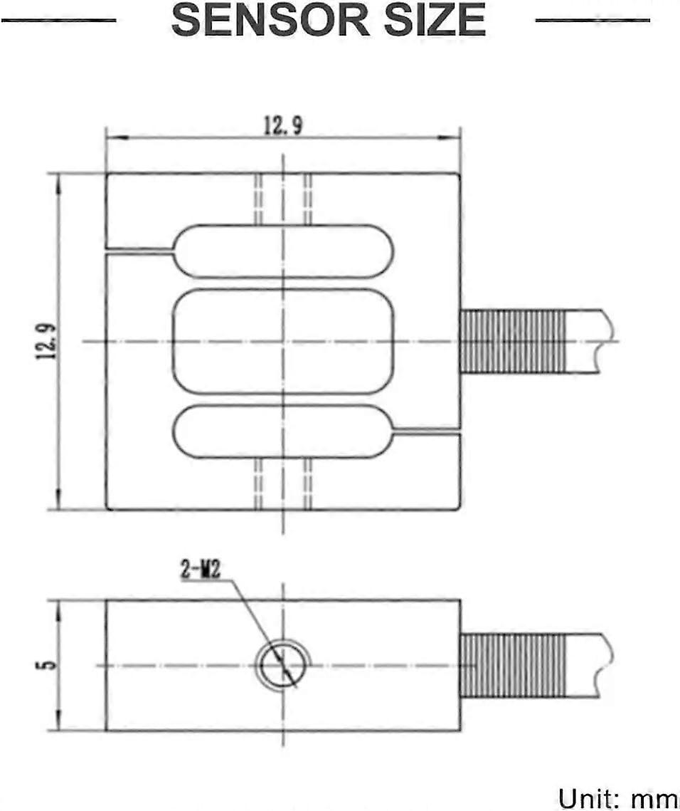 Digital Load Cell Weight Sensor TAS2 Mini S Type Stainless Steel ...
