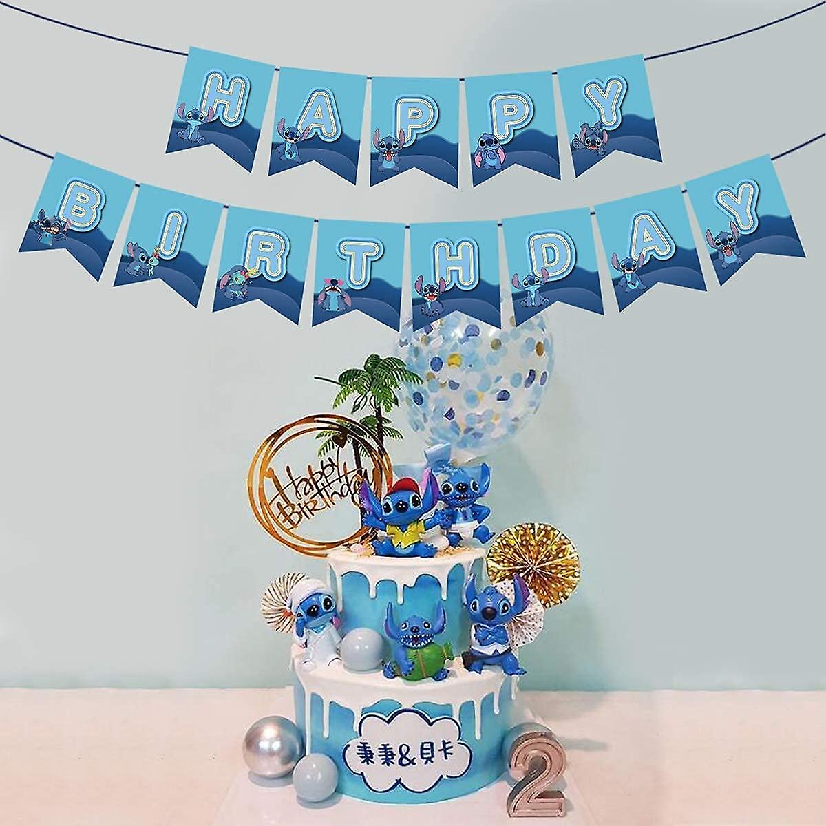 Birthday Banner For Lilo and Stitch ,Lilo and Stitch Theme Party ...