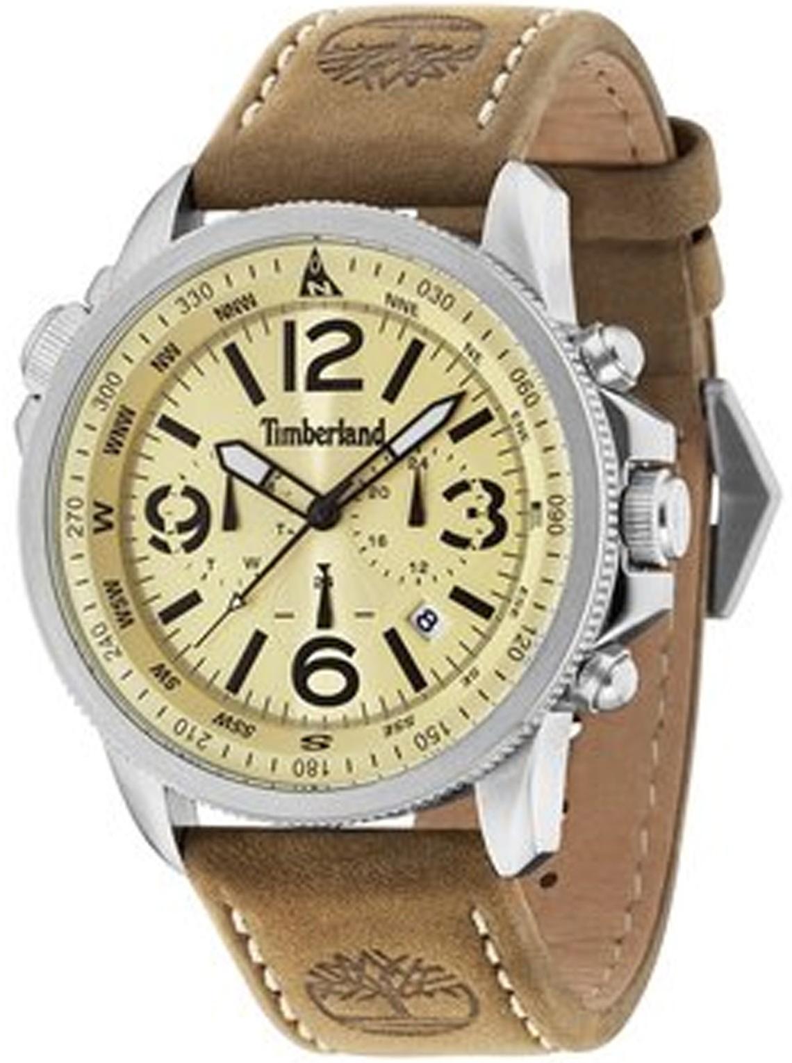 Timberland Campton Quartz Analog Man Watch With Cowhide Bracelet 15129JS-07