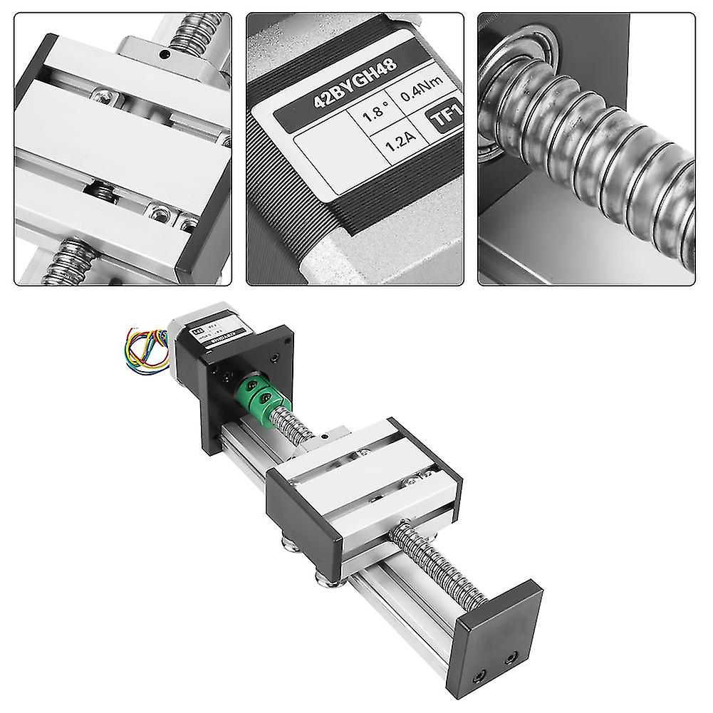 1204 Ball screw linear slide stroke long stage actuator with stepper ...