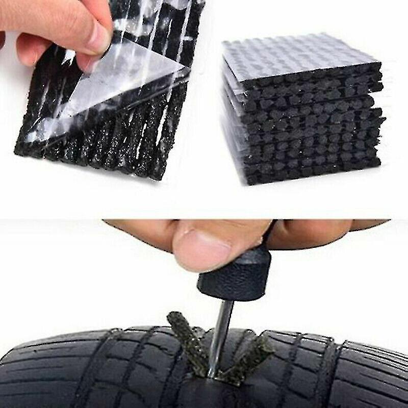 50 Pieces Puncture Tools Kit, Rubber Tire Puncture Mech For Emergency ...