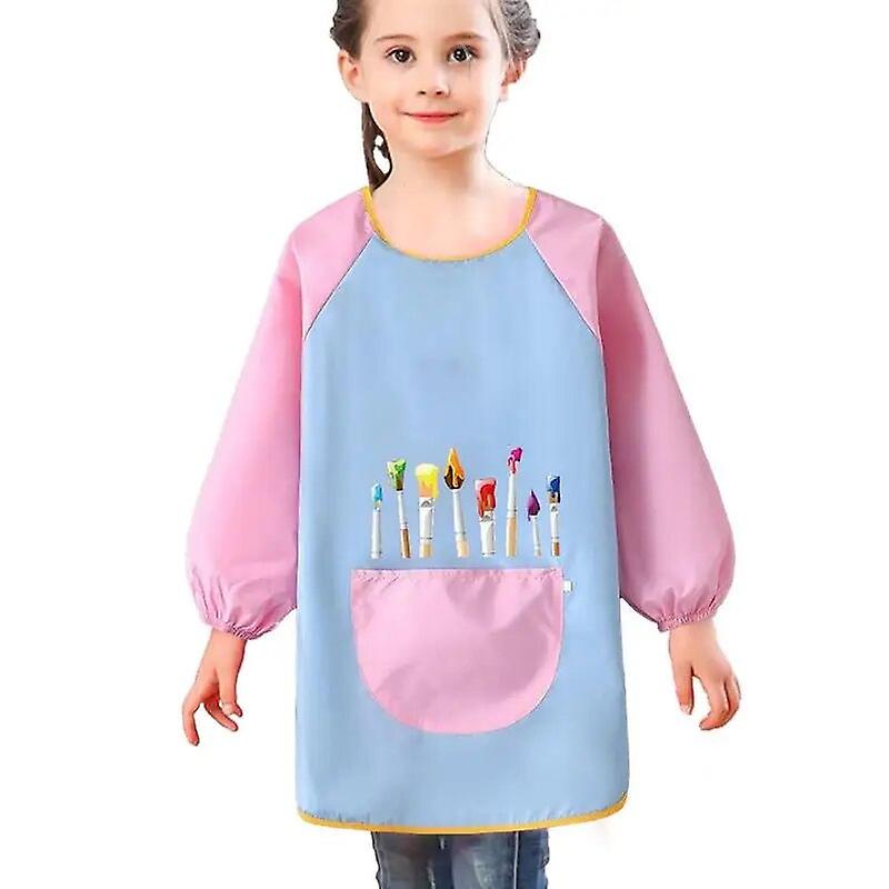 Kids Art Smock Cartoon Smock With Long Sleeve And Roomy Pocket Arts ...