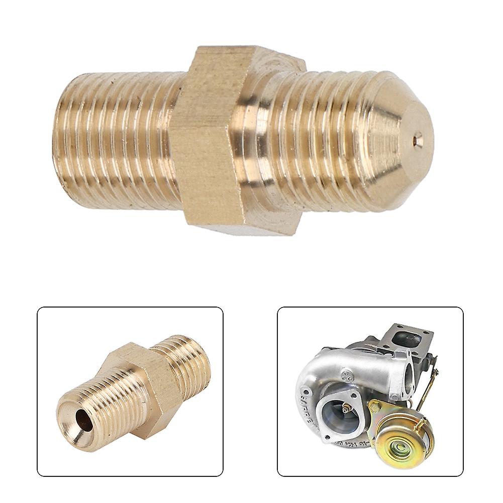 Turbo Oil Feed Restrict Adapter,4AN Oil Inlet Feed Turbo Restrictor ...