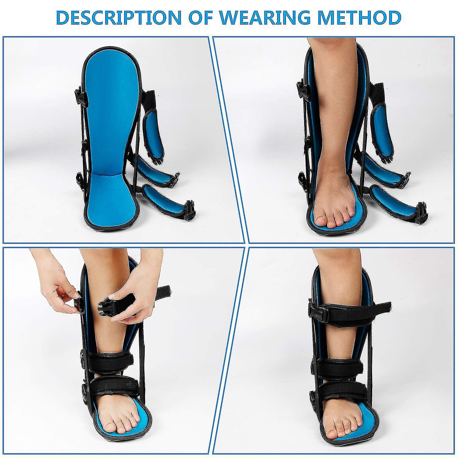 Plantar Fasciitis Night Splint Foot Support Tendonitis Brace For Fascia ...