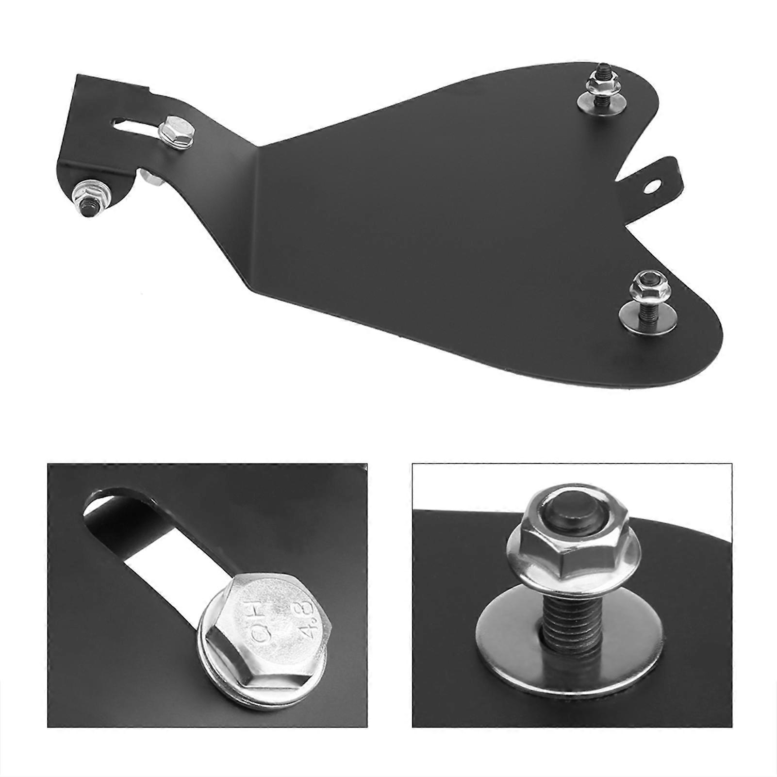 Motorcycle Solo Seat Base Plate Bracket for Motorcycles Chopper Bobber ...