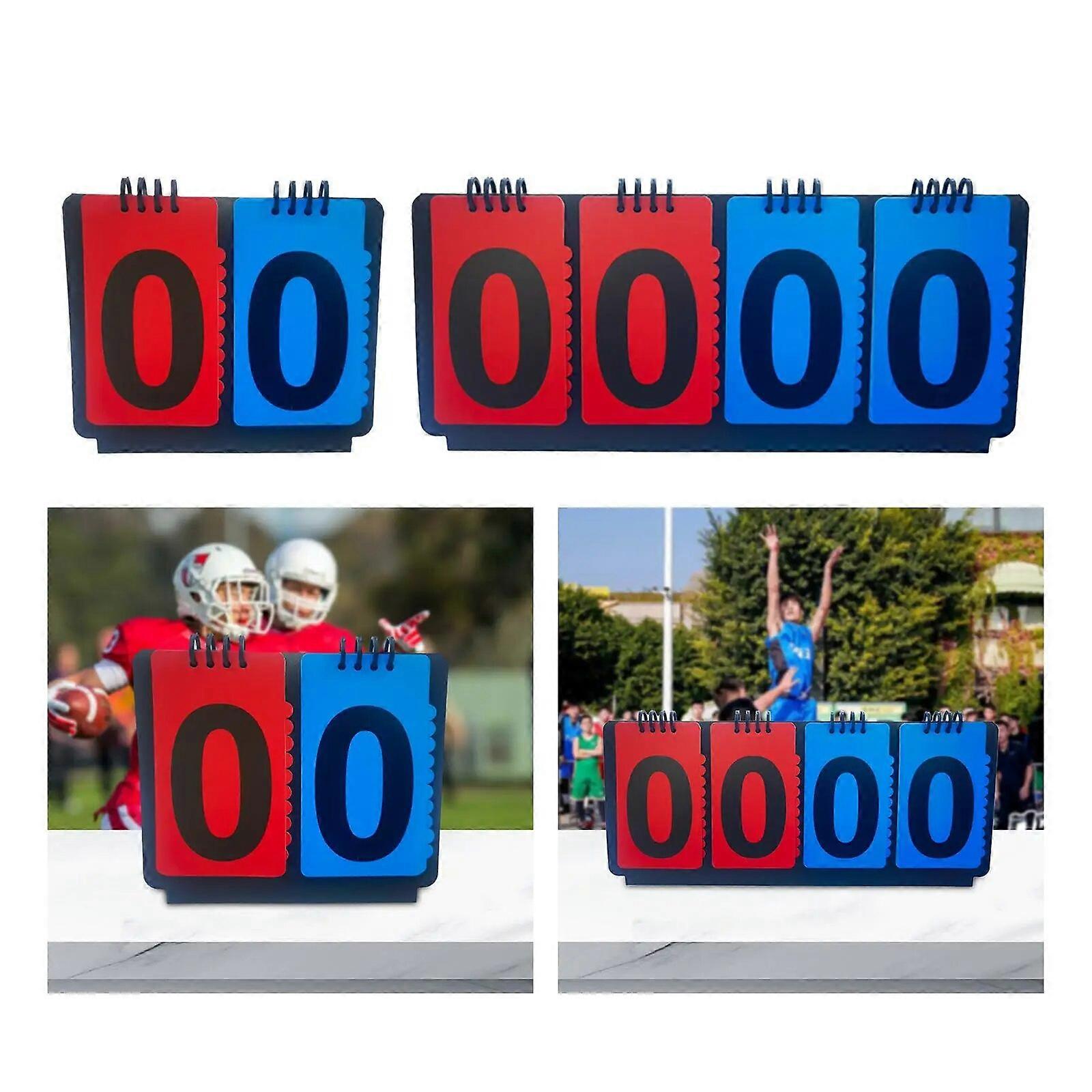 Flip Scoreboard Scorekeeper Lightweight Score Counter Sports Scoreboard ...