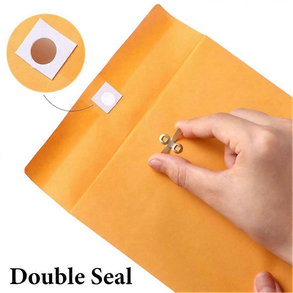 6 x 9Inch Clasp Envelopes with Gummed Seal, Small Clasp Mailing ...