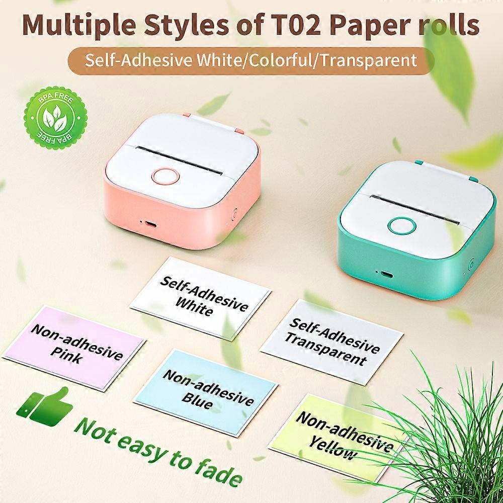 Phomemo T02 Mini Printer Portable Printer Thermal Printing Sticker ...