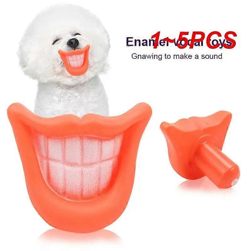 1~5PCS Funny Lip Dummy Pacifier Soother Dog Bulldog Pug Pet Chew Toys ...