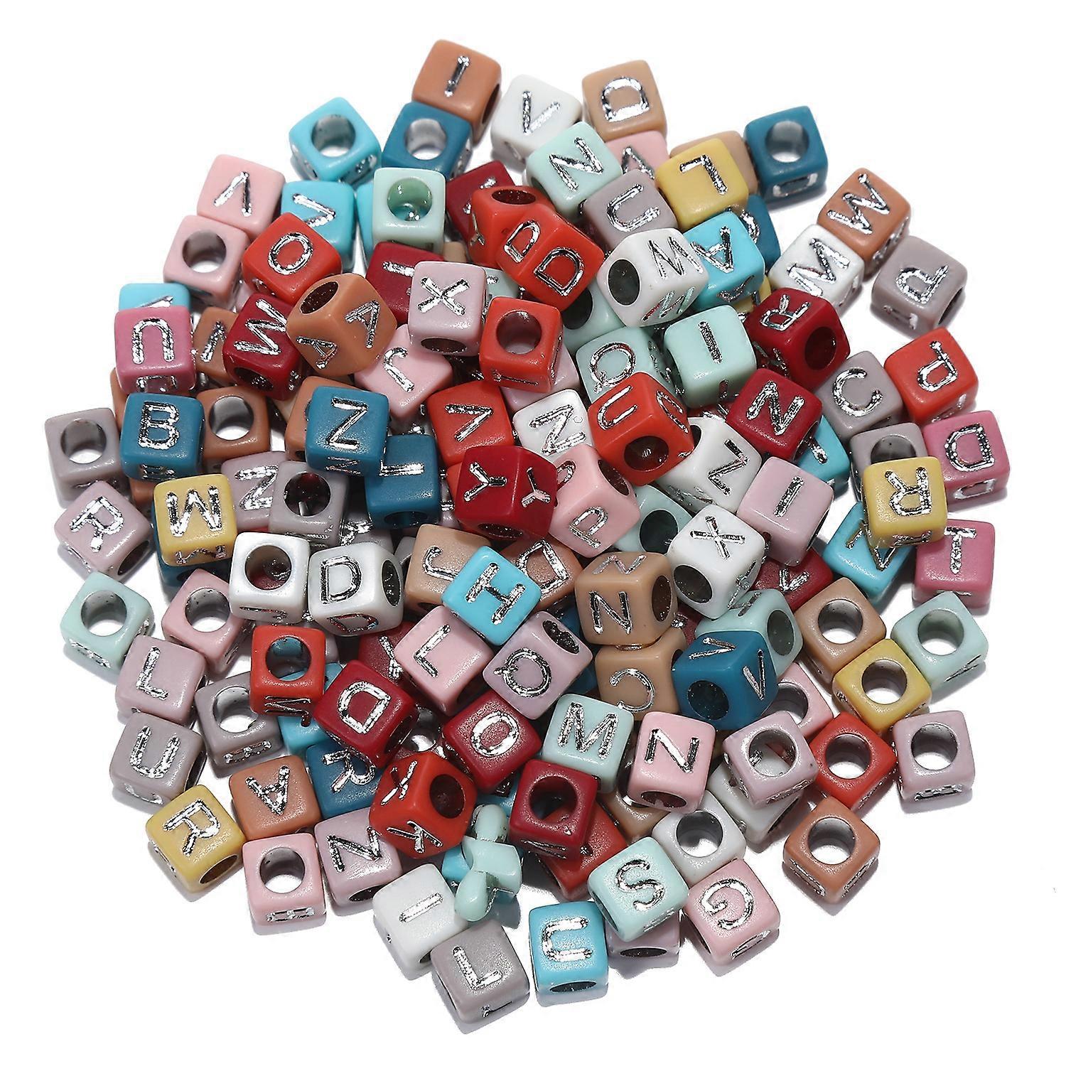 Letter Beads for Threading Approx. 1000 Pieces Colourful Letter Beads ...
