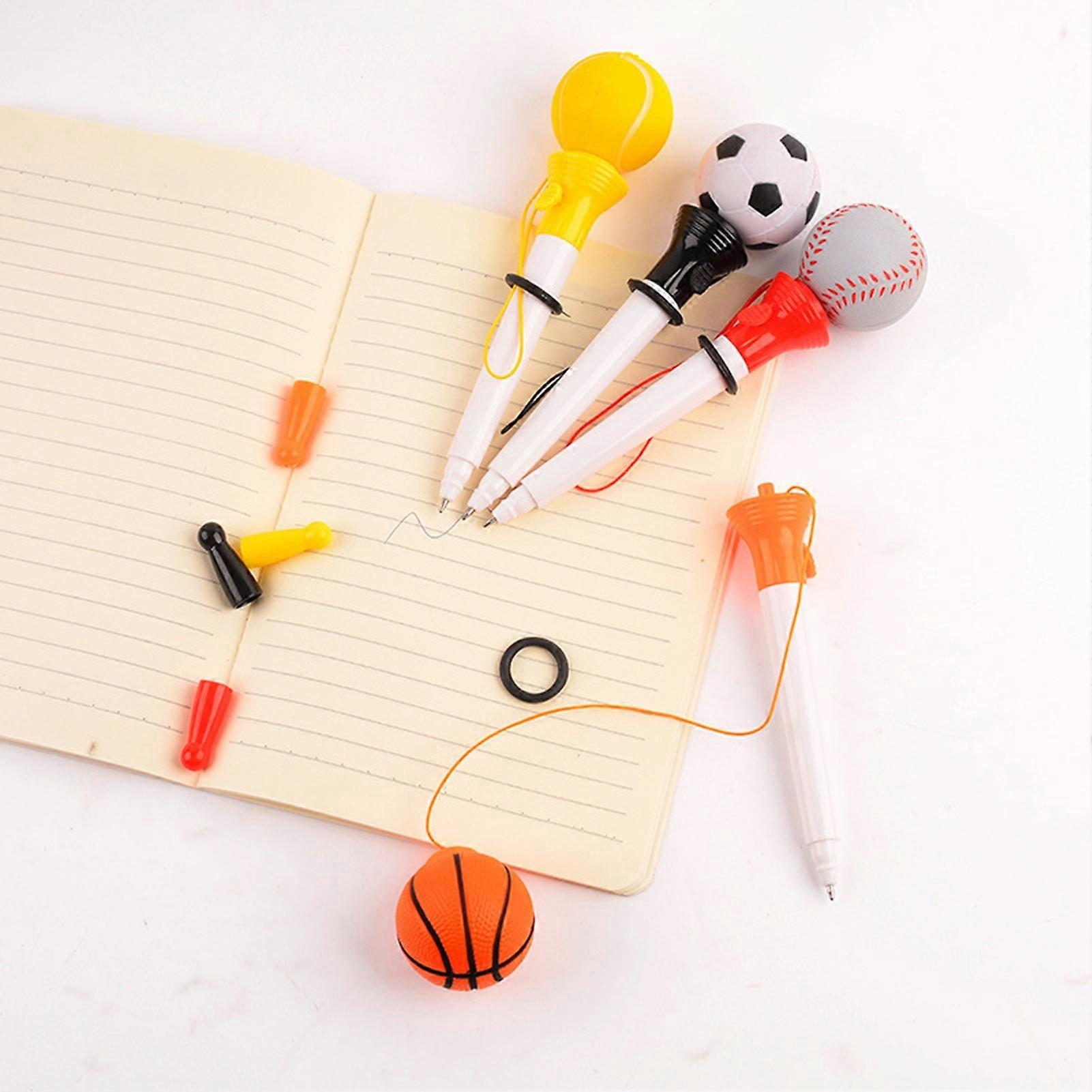 Creative Ballpoint Pen Basketball Football Tennis Volleyball Shape ...