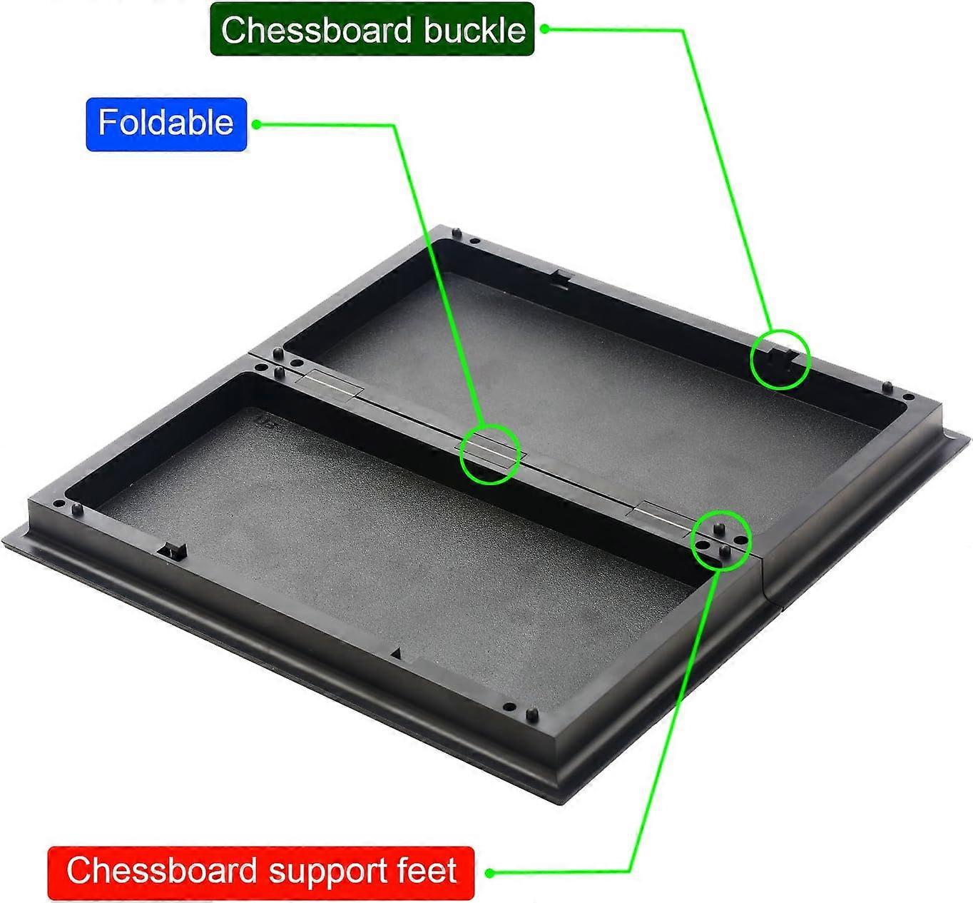 Magnetic Travel Checkers Board Game Set with Folding Board Family ...