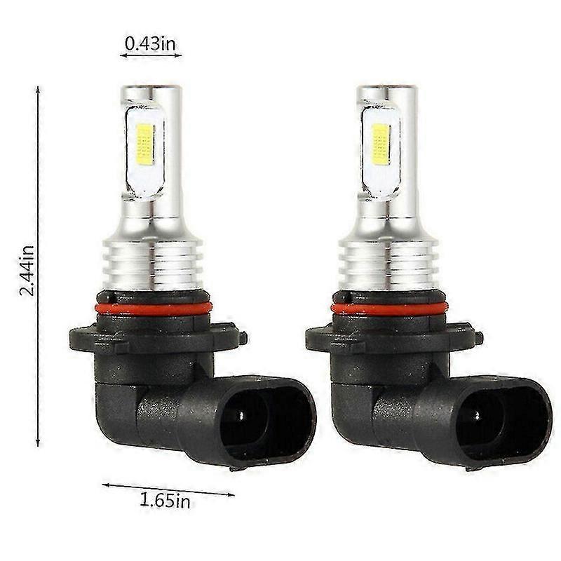 9005 Hb3 Led Headlight Bulbs Kit High-beam 35w 4000lm 6000k White High ...