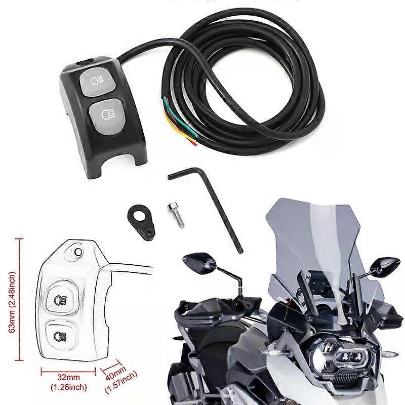 For BMW R1200GS R1250GS/ADV Motorcycle Handle Control Fog Light Switch ...