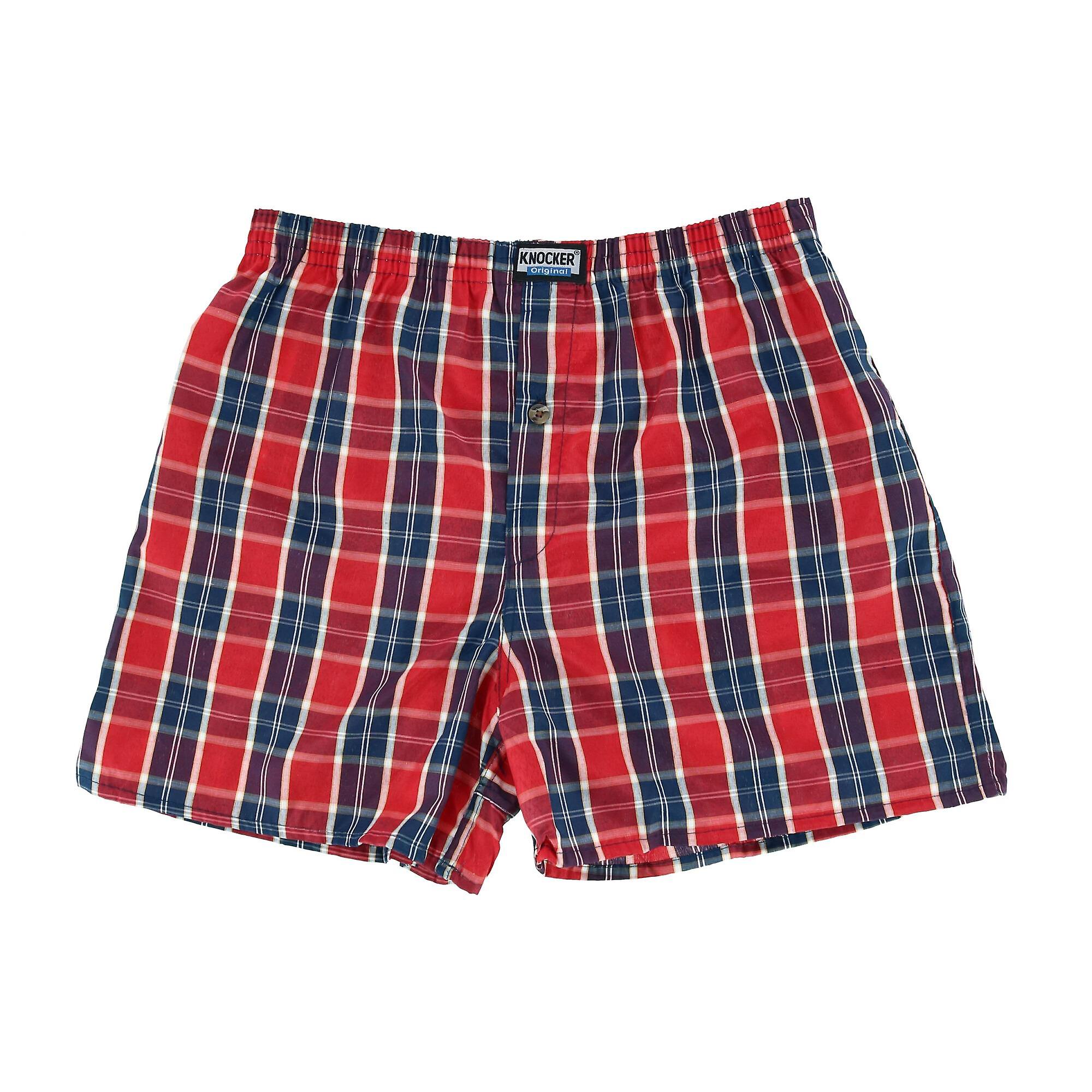 Knocker Plaid Boxer Shorts (Pack of 6) (Men) | Fruugo UK