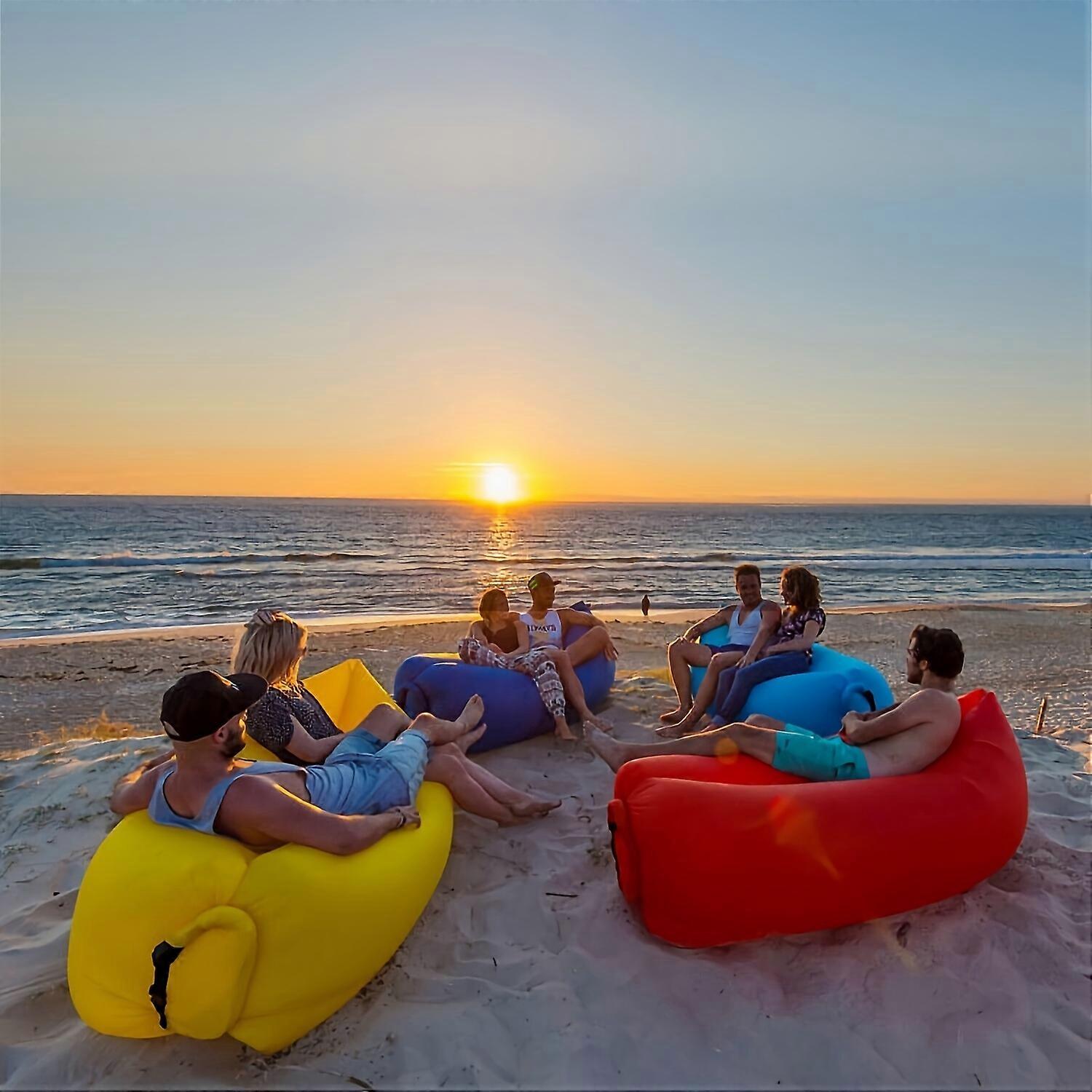 Relax In Comfort: Inflatable Lounger Air Sofa Hammock - Portable, Waterproof & Leakproof ...