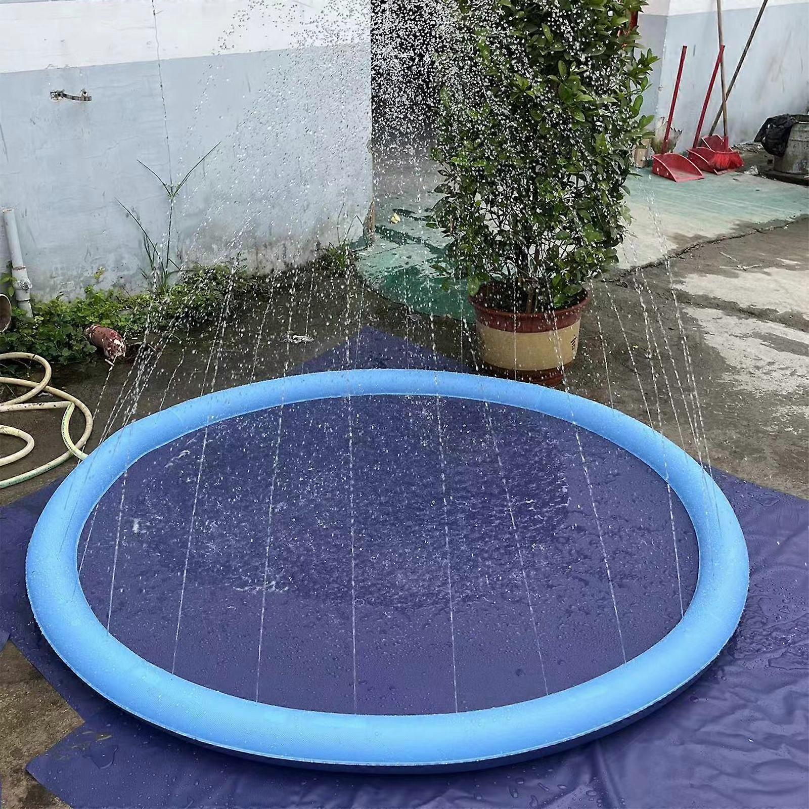 Raxurt Splash Pad, 170cm Anti-Slip Splash Pad for Kids Dogs 0.42mm ...