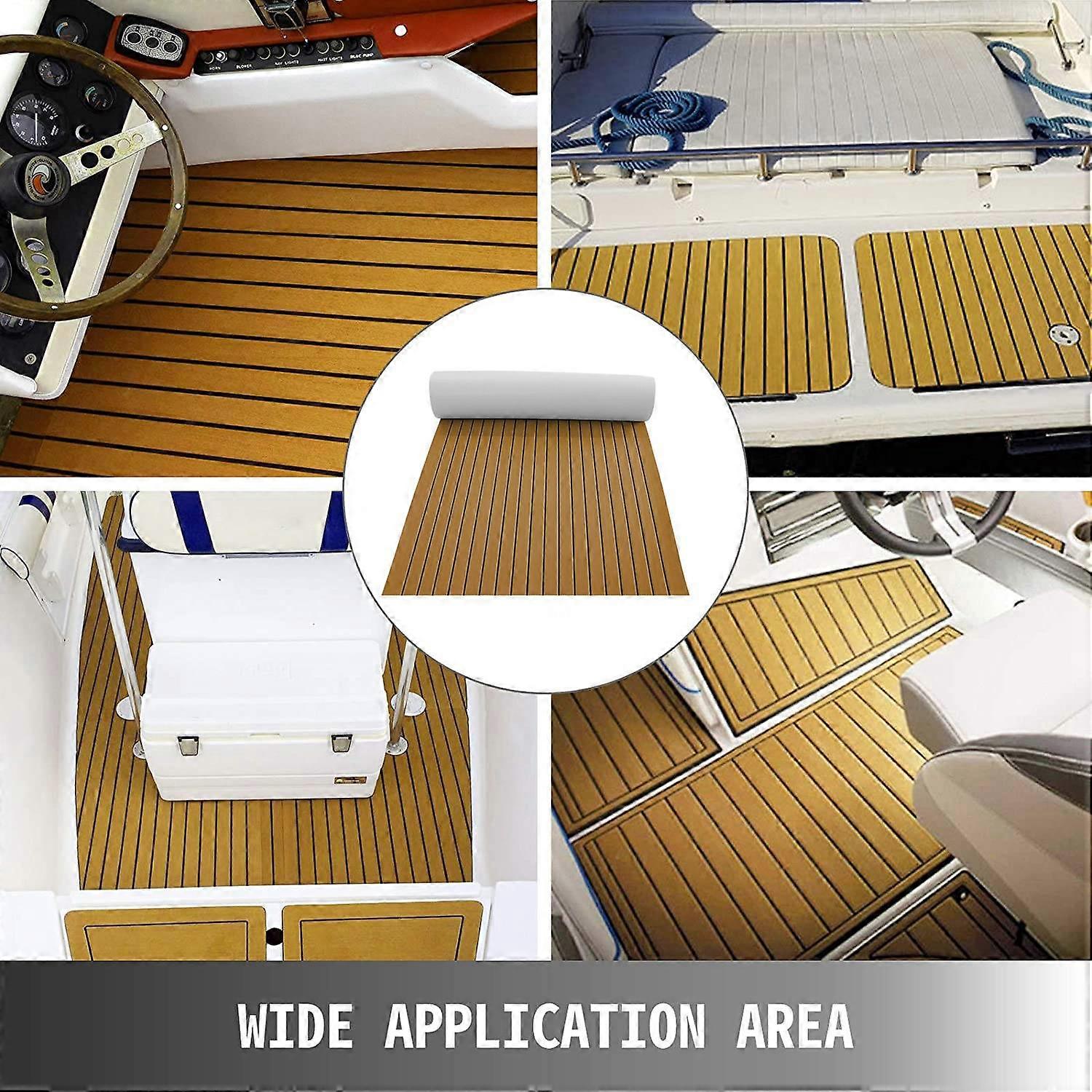 Foam Teak Decking EVA Foam Marine Flooring Faux Boat Decking Sheet ...