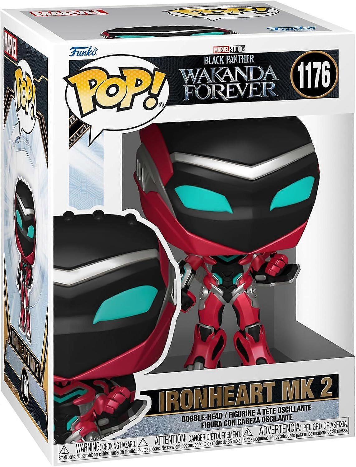 FUNKO POP! MARVEL: Marvel: Black Panther - Wakanda Forever - Ironheart ...
