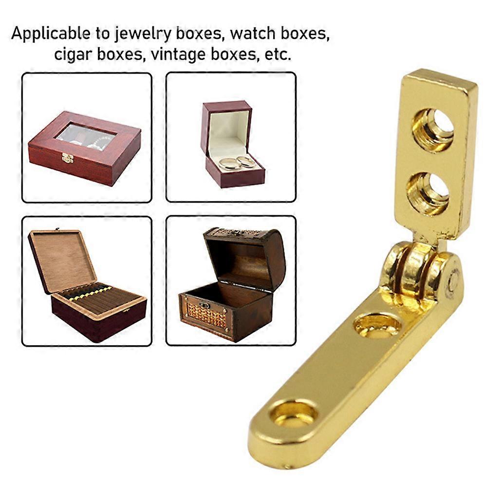 Antique Hinge 90 Degree L-shaped Support Spring Hinges Jewelry Box ...