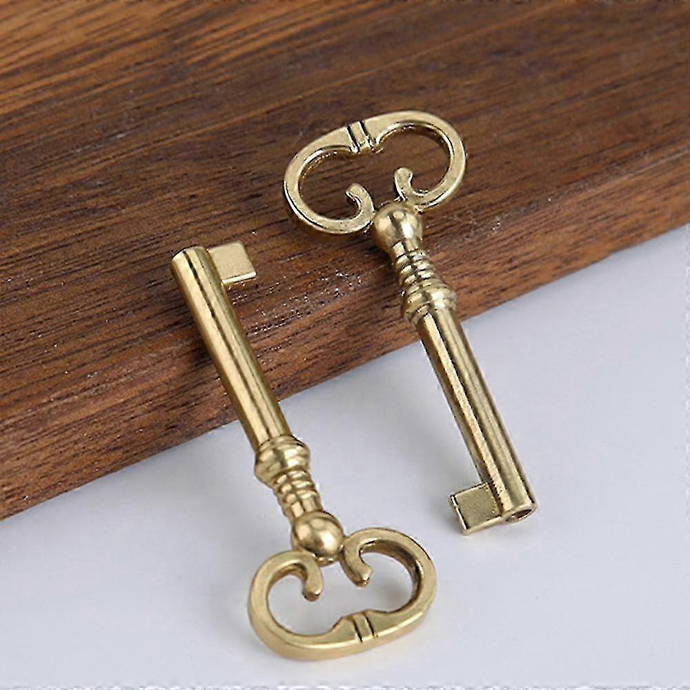 T4503 Vintage European Style Antique Brass Drawer Lock Wooden Boxes ...