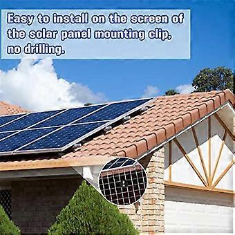 100 Packs Solar Panel Guard Clips, Stainless Steel Wire Fence Fasteners ...