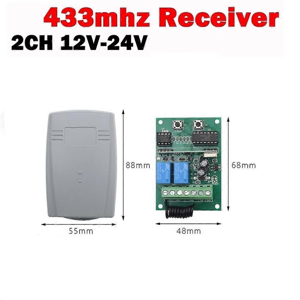 Universal Garage Door Remote Control Receiver 2CH For BENINCA CARDIN DEA DOORHAN AT-4 MOTORLINE ...