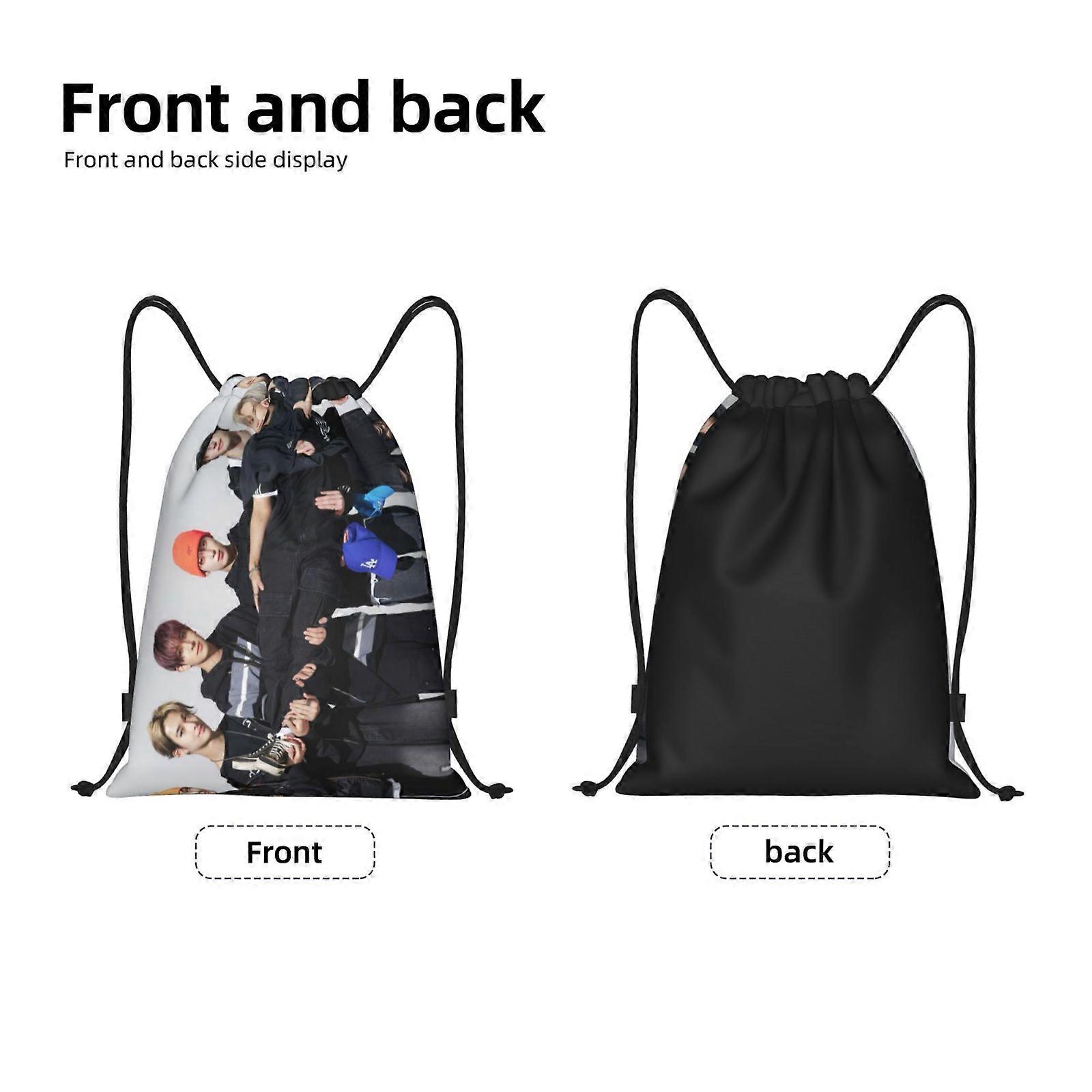 ENHYPEN (141)Drawstring Backpack Sport Gym Bag For Yoga Swimming ...
