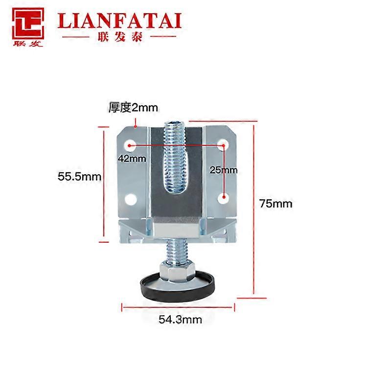 4 Pcs Stainless Steel Leveling Feet, Bench Leveling Legs Adjustable ...