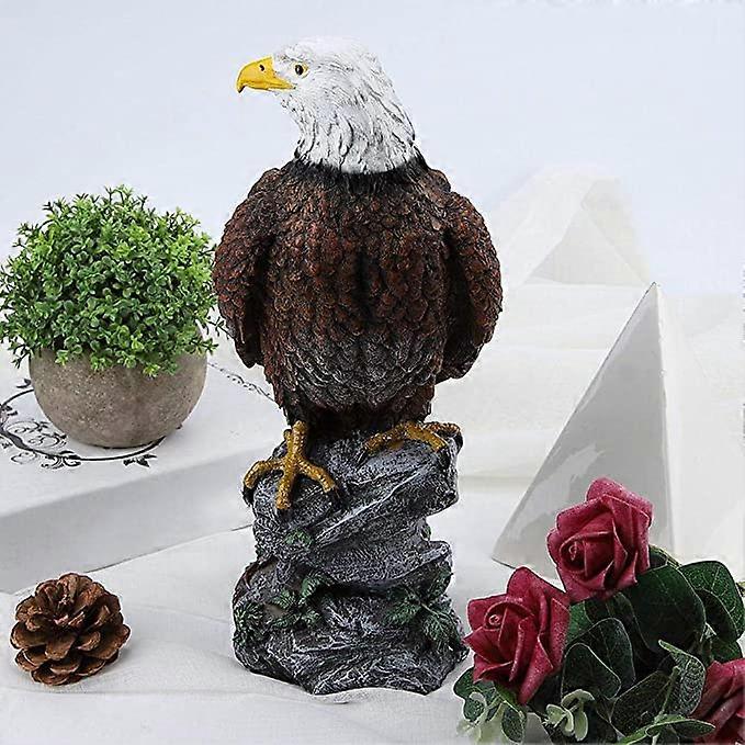 Resin Bald Eagle Garden Statue, Eagle Resin Garden Statue Outdoor ...
