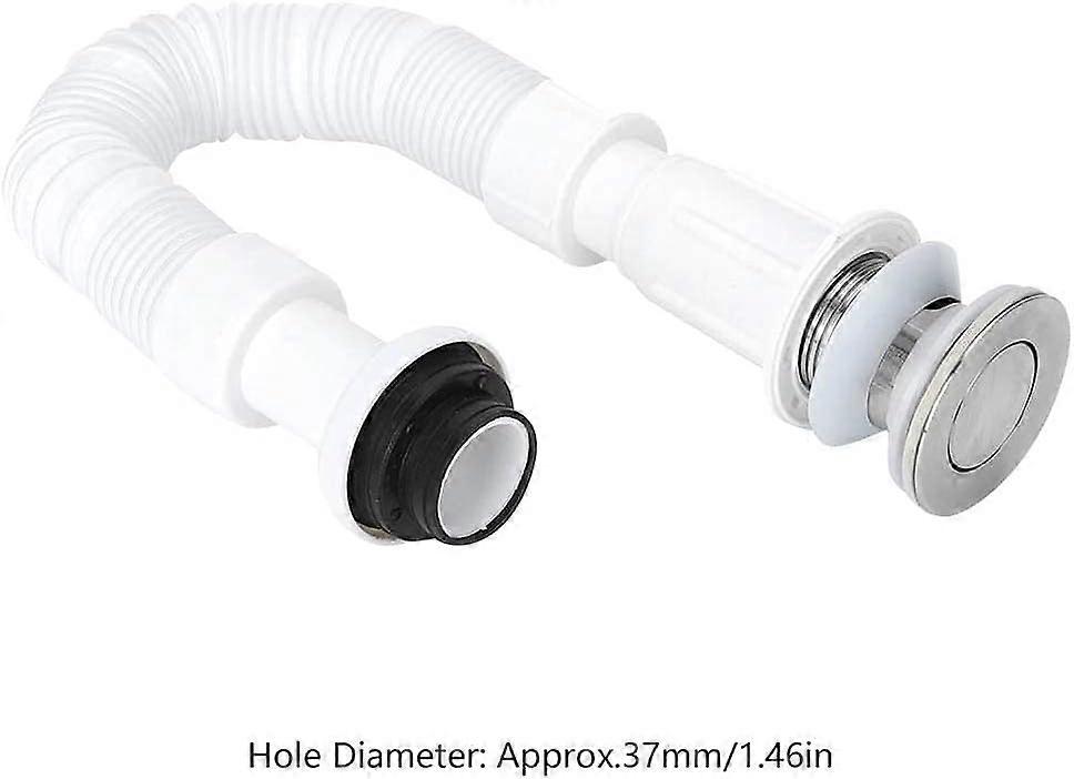 Flexible Drain Pipe OdorProof S Bend Water DownFlow Pipe Universal ...