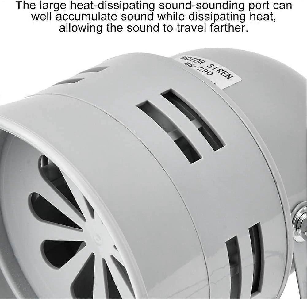 Electric Motor Alarm, Heavy Duty Motorized Air Raid Siren Security ...