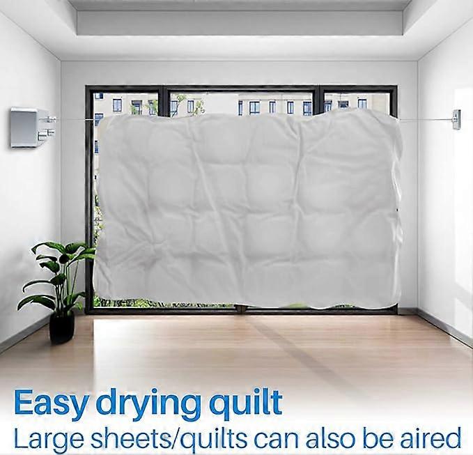 Utdragbar 4,2 m väggmonterad tvättmaskin och torktumlare med dubbla ...