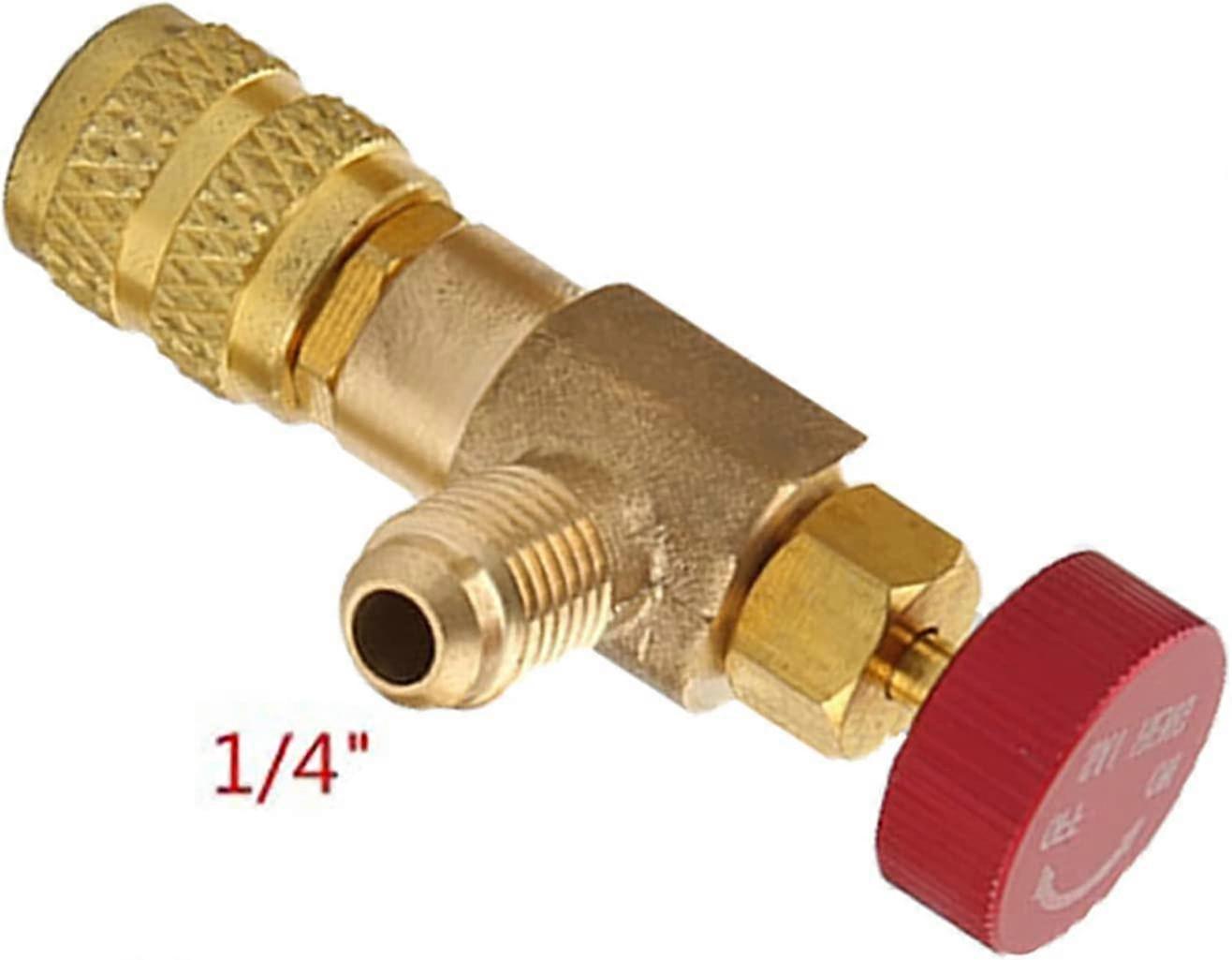 2pcs Adapter Liquid Safety Valve,r410a R22,refrigerant Control Valve ...
