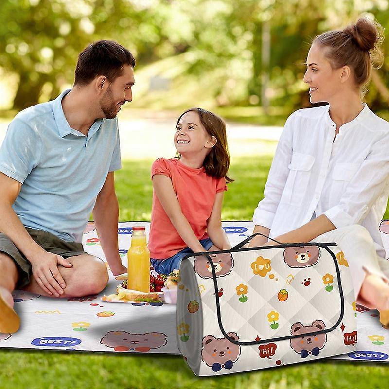Ultrasonic picnic mat thickened outdoor waterproof picnic cloth beach ...