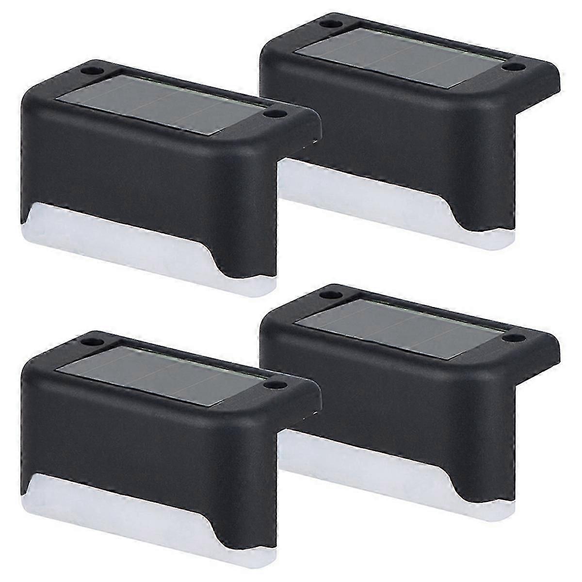 12PCS LED Solar Step Lamp Path Stair Outdoor Garden Lights Waterproof ...