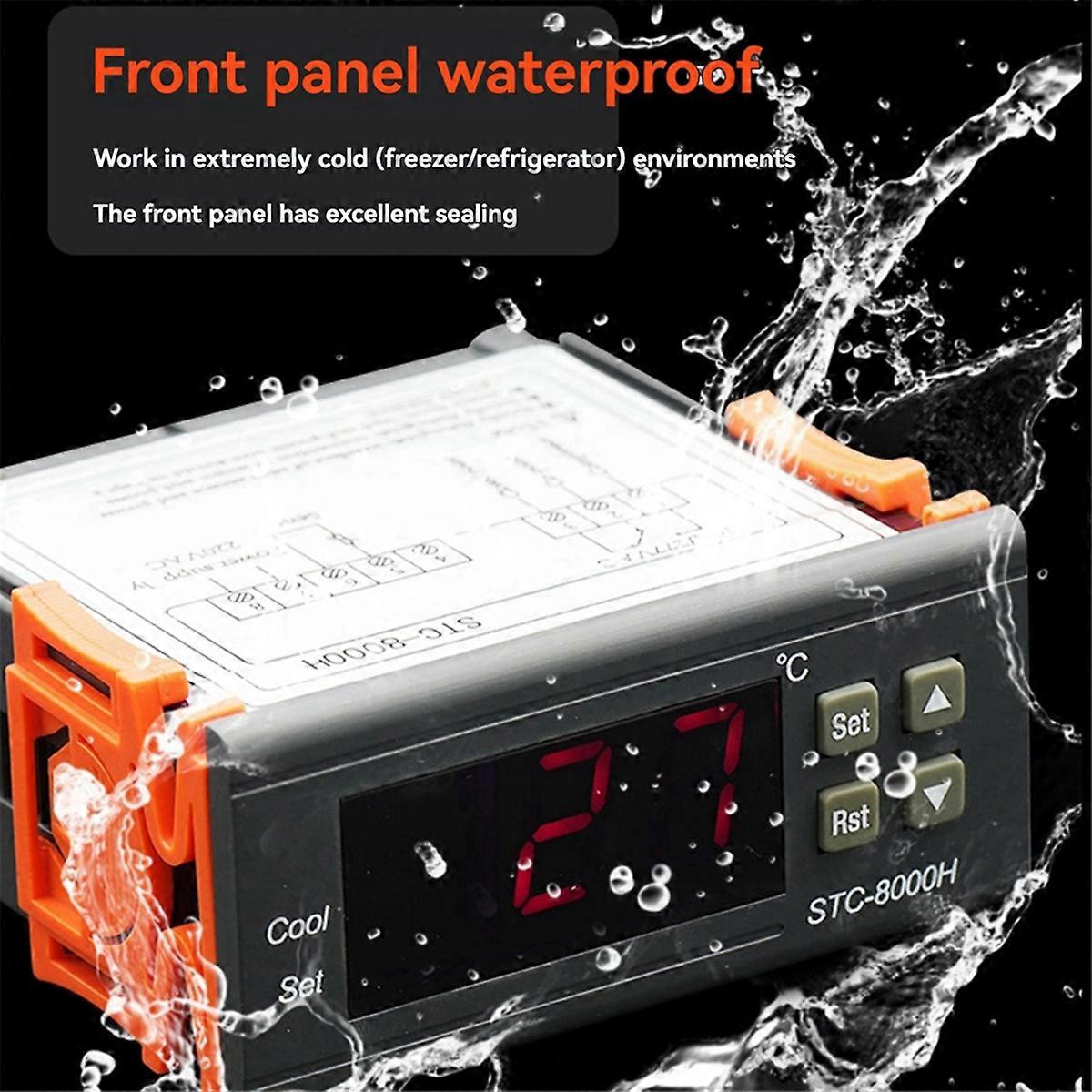 -8000H Seafood Machine Temperature Control 12-24V | Fruugo UK