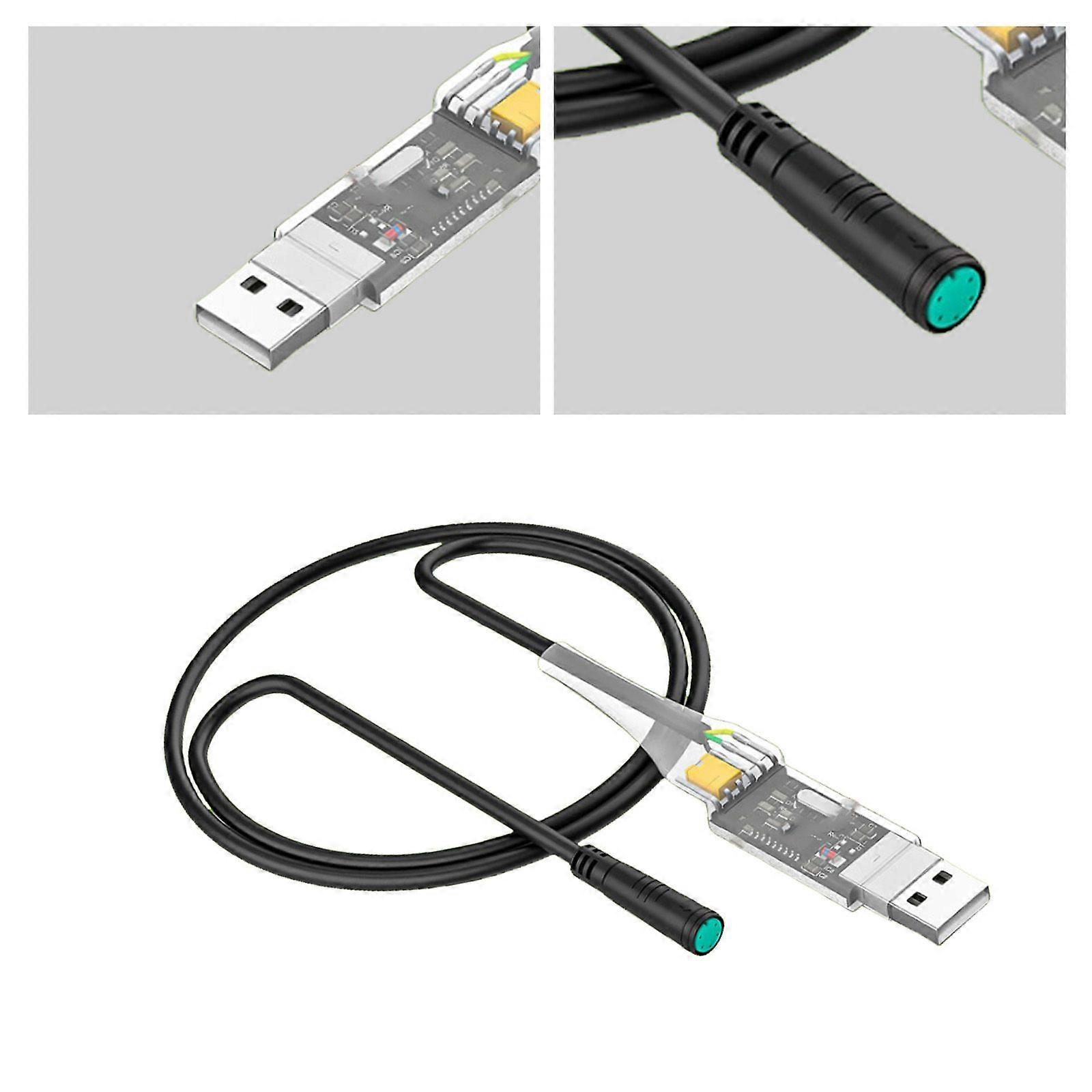 for Bafang Mid Motor USB Programming Cable 5Pin Female BBS01B BBS02B ...