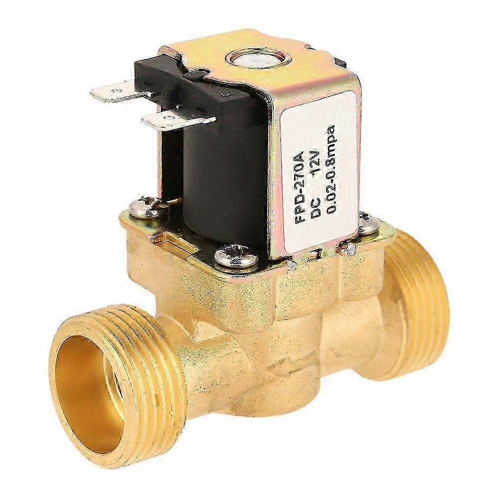 Electric Water Shut Off Valve, Solid Brass Construction Solenoid Valve ...