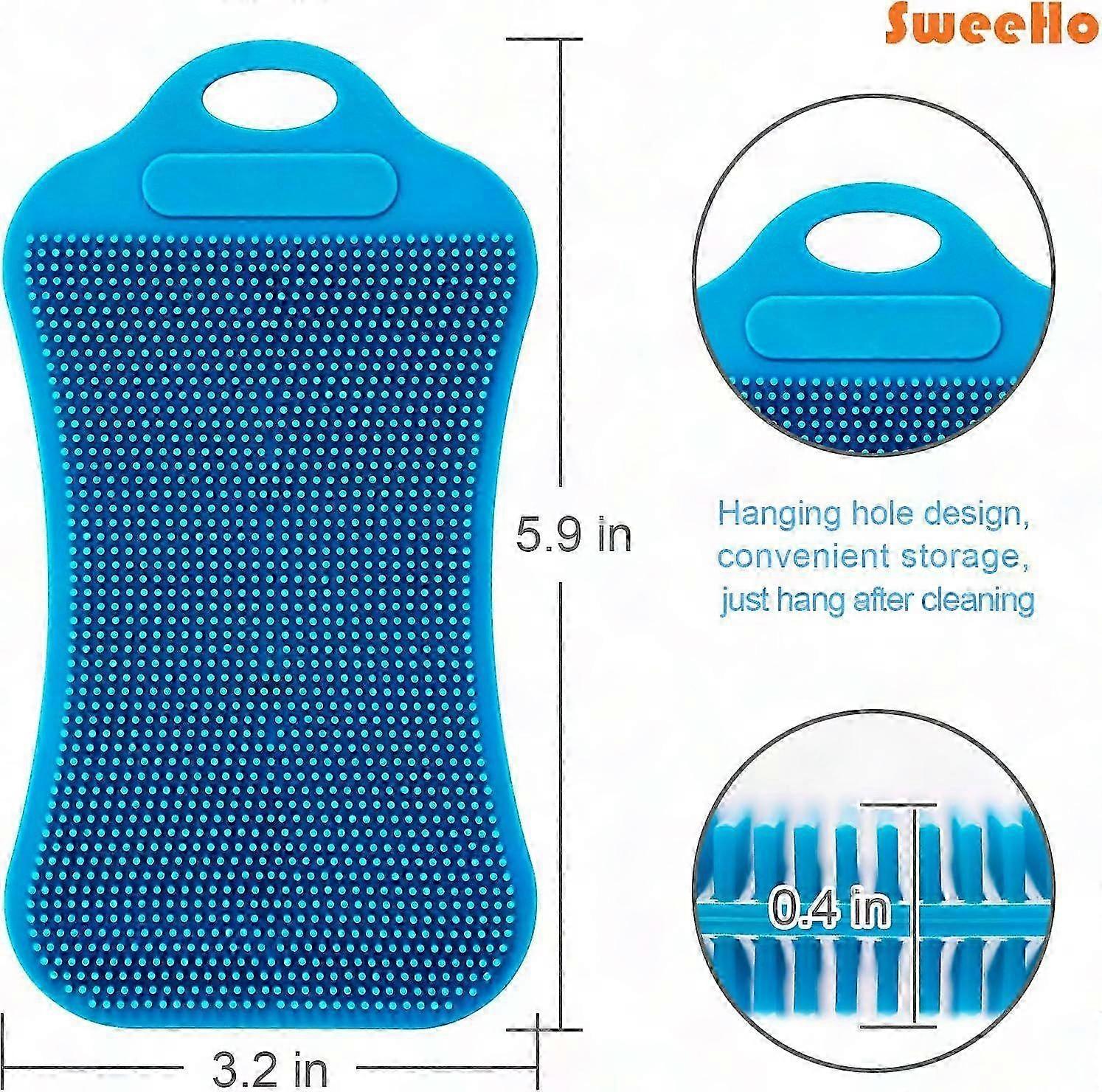 Reusable Silicone Sponge for Kitchen Cleaning - BPA-Free, Double-Sided ...